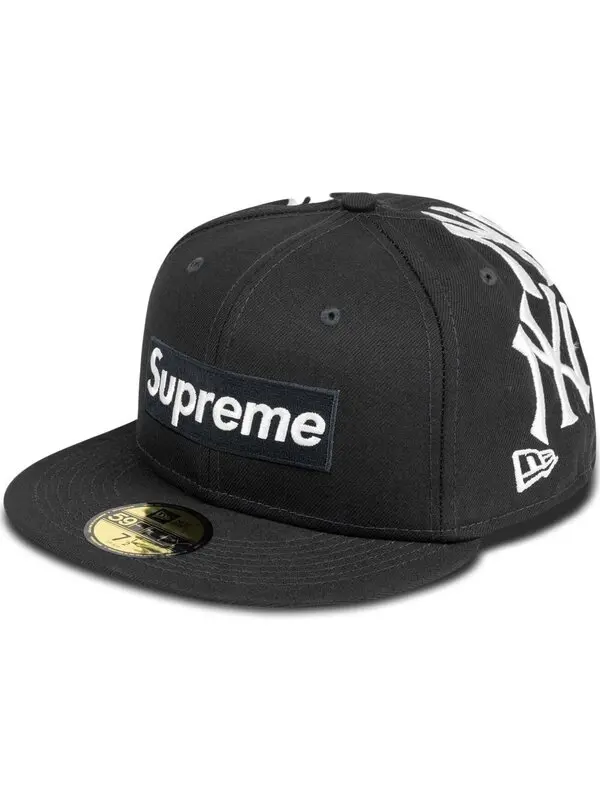 New Era X Supreme New York Yankees Cap - Black | Editorialist