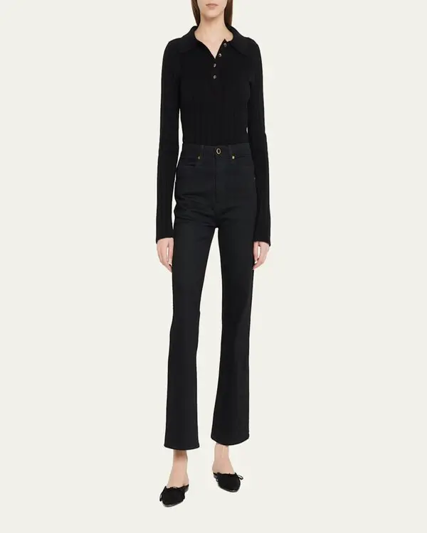 Manolo Blahnik Ballerimu Ballerina Mules - Black