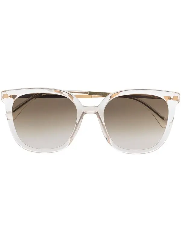 Mykita Transparent Square-frame Sunglasses