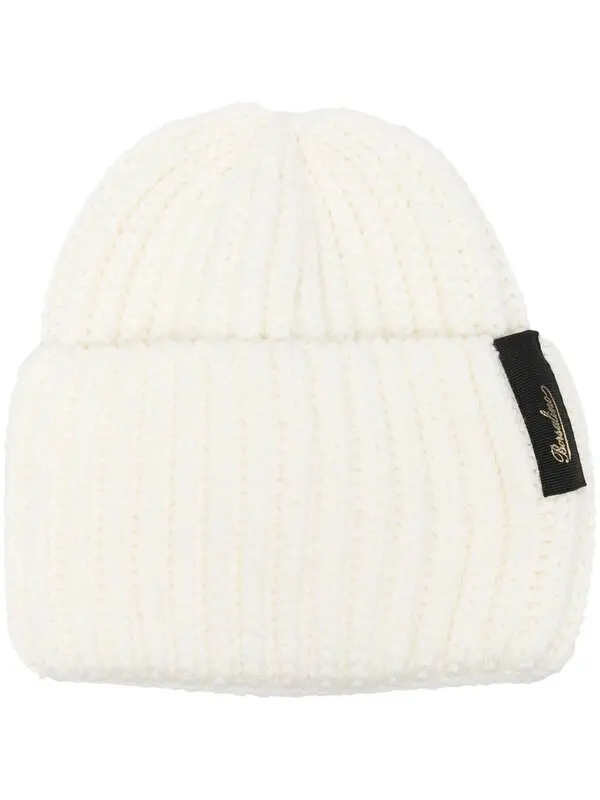 Borsalino Knitted Beanie - Neutrals