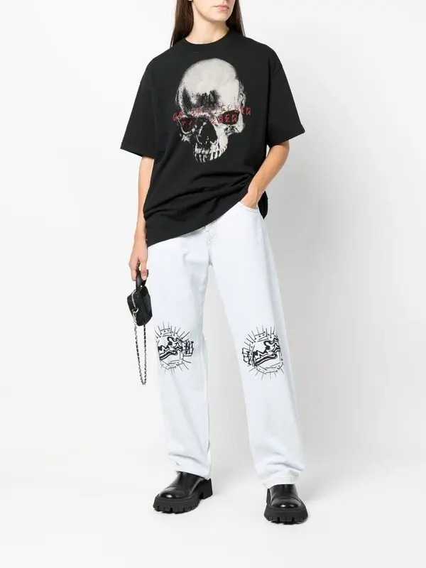 44 LABEL GROUP Graphic-print Jeans
