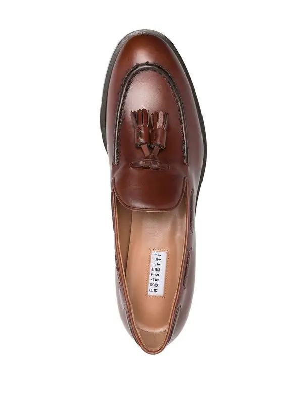 Fratelli Rossetti Tasseled Leather Loafers