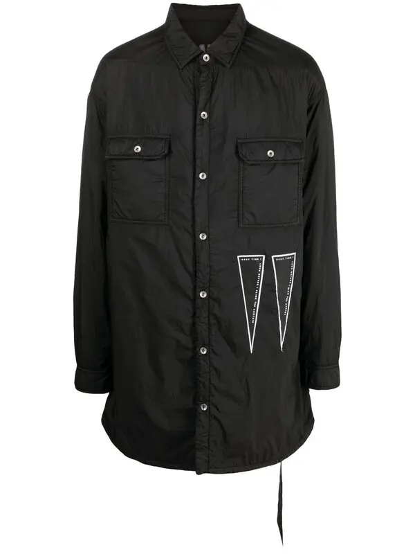 Rick Owens Long Shirt Jacket