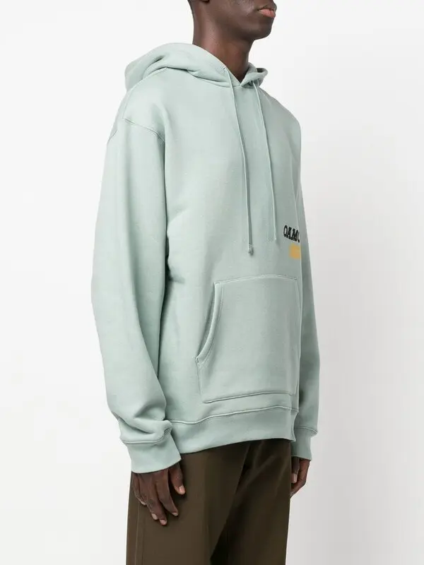 OAMC Graphic Print Hoodie - Green