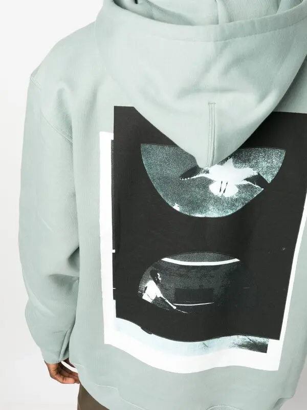 OAMC Graphic Print Hoodie - Green