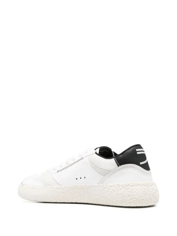 PURAAI Logo-patch Panelled Sneakers - White