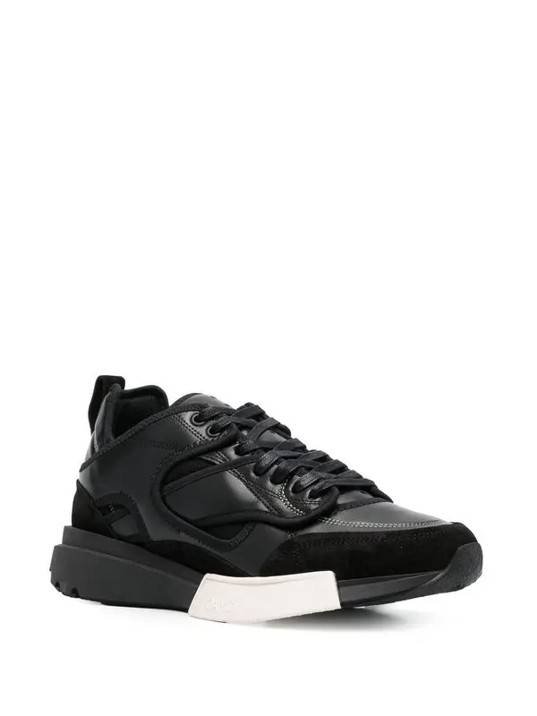 OAMC Panelled Low-top Sneakers - Black