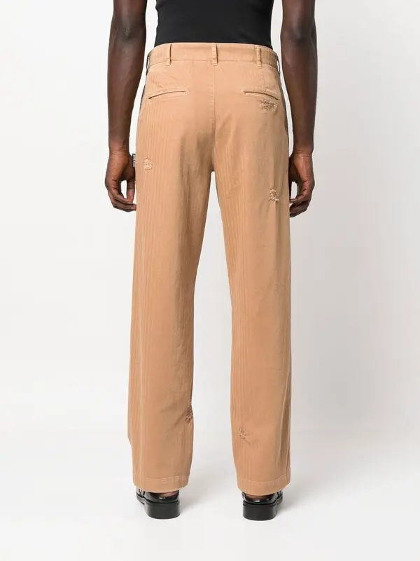 Palm Angels Ripped-detail Trousers