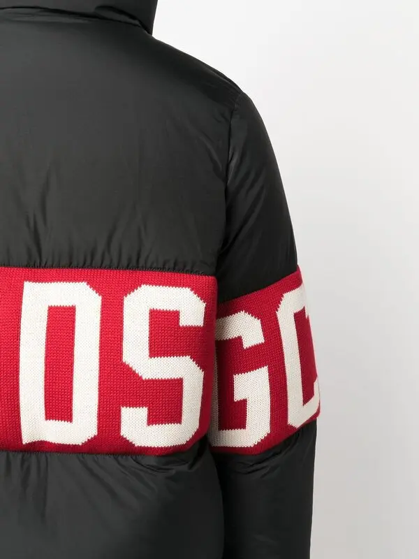 Gcds Logo-knit Padded Jacket