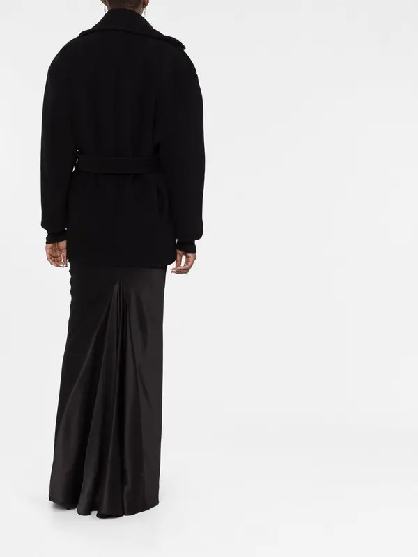 Saint Laurent Notched-collar Zip-up Coat