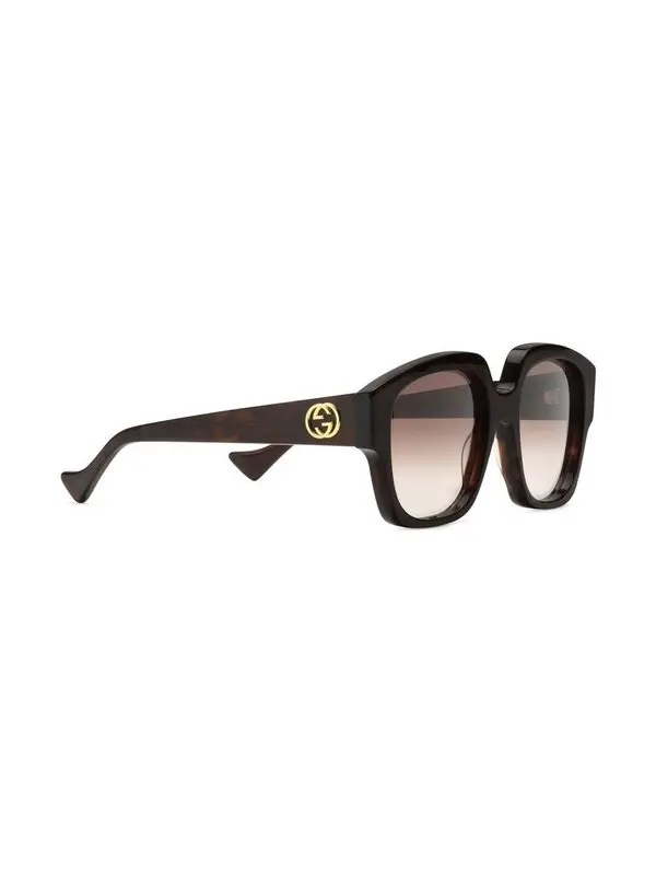 Gucci Square-frame Logo-plaque Sunglasses
