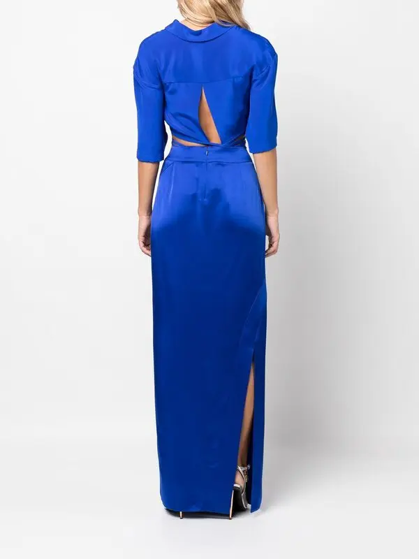 TOM FORD Side-tie Satin Skirt