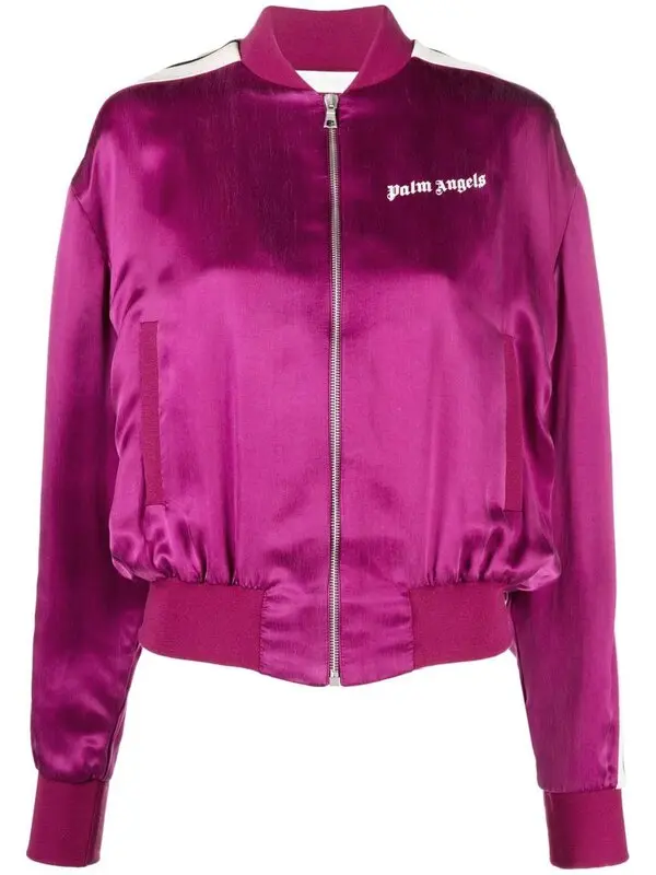 Palm Angels Zip-fastening Bomber Jacket