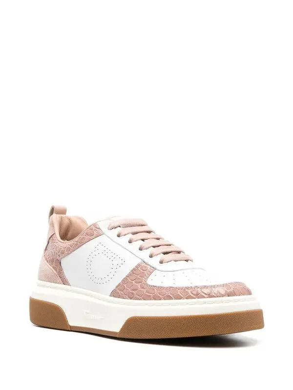 FERRAGAMO Two-tone Low-top Sneakers