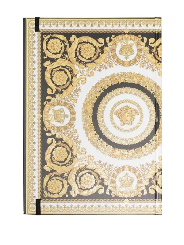 Versace Baroque-print Notebook