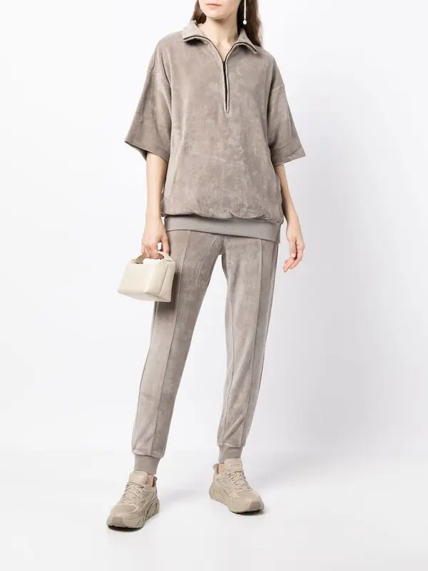 Fear Of God Tapered Velour Track Pants - Grey