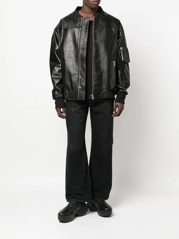 MISBHV X Ufo361 Leather Bomber Jacket