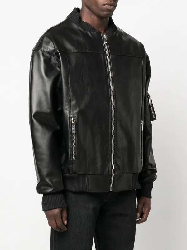 MISBHV X Ufo361 Leather Bomber Jacket