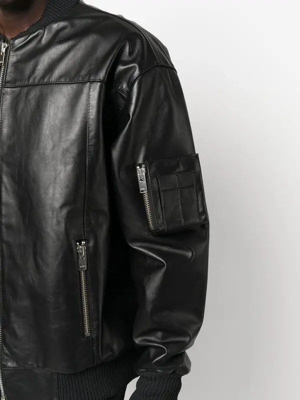 MISBHV X Ufo361 Leather Bomber Jacket