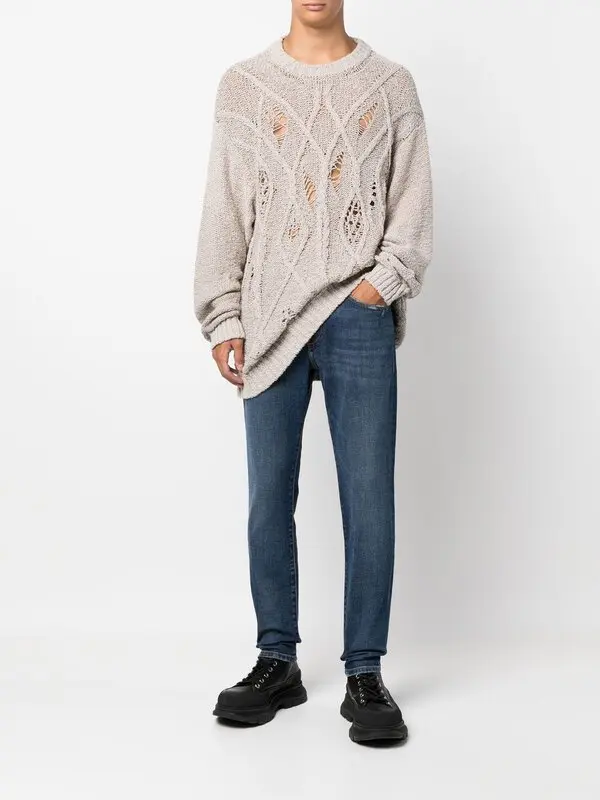 DIESEL® Dark Wash Slim-cut Jeans