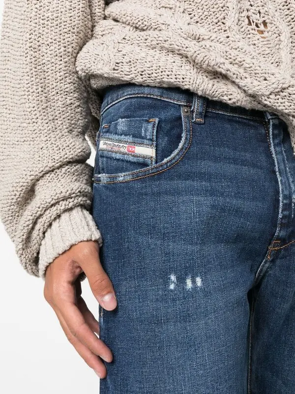 DIESEL® Dark Wash Slim-cut Jeans