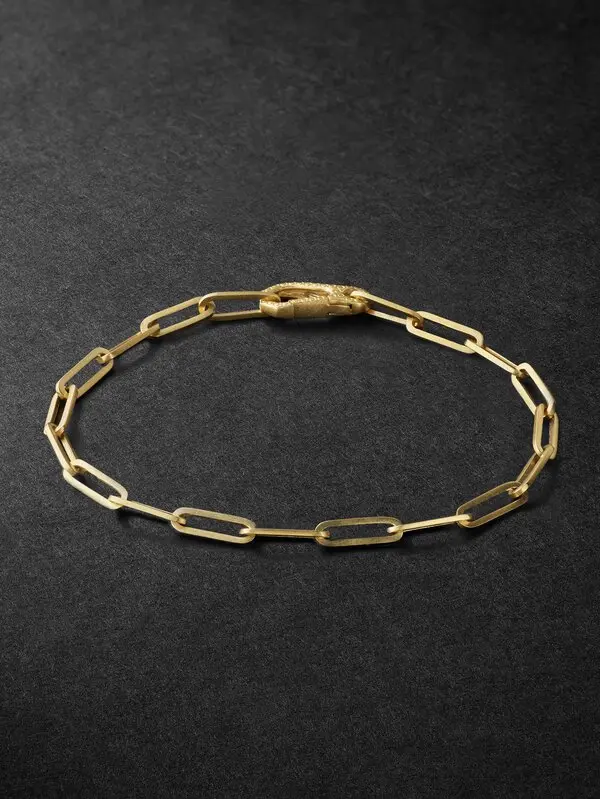 Mateo Long Link Bracelet - Gold