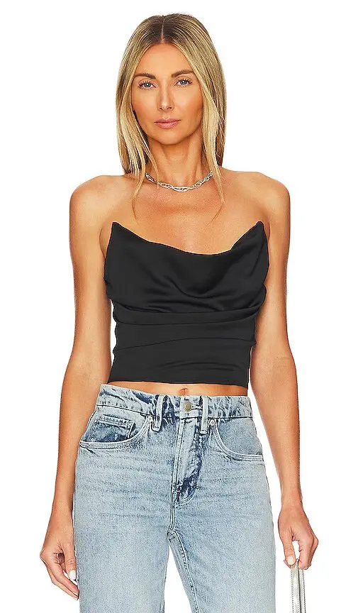 LOVERS AND FRIENDS Adler Draped Neckline Top