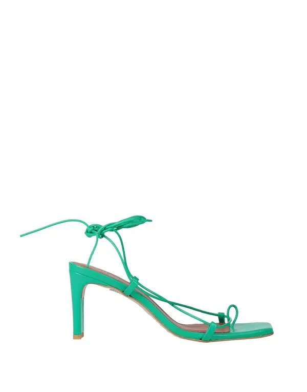 ALOHAS Leather Thong Sandals - Emerald Green