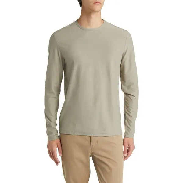 Robert Barakett Hickman Long Sleeve T-shirt - Dried Sage