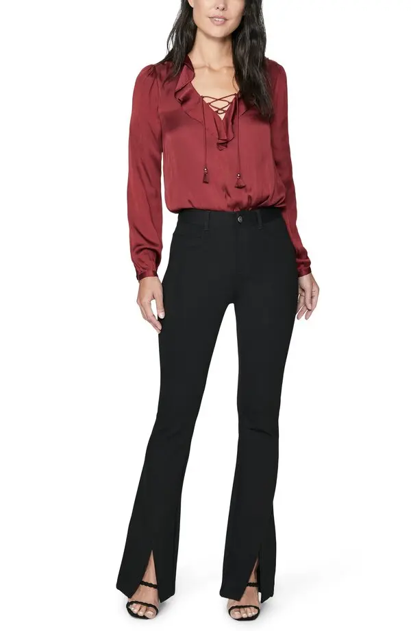 Paige Winona High Waist Split Leg Flare Pants