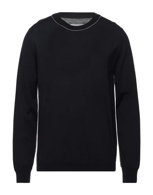 MAISON MARGIELA Knitted Sweater - Blue