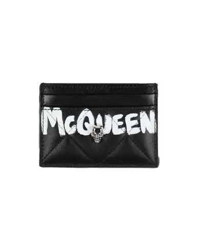 Alexander McQueen Cardholder Leather - Black