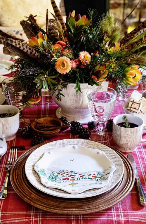 JULISKA Berry & Thread North Pole Dessert/salad Plate