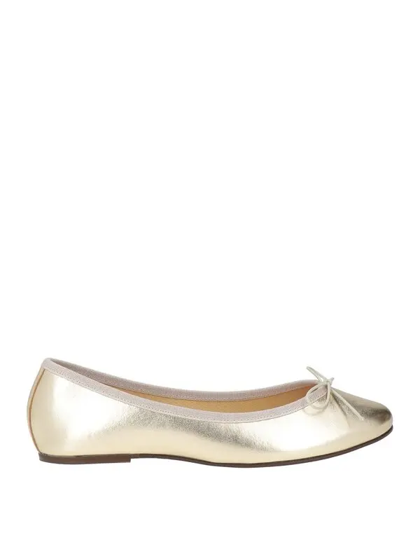 BALLERETTE Monti Ballet Flats Platinum Size Soft Leather