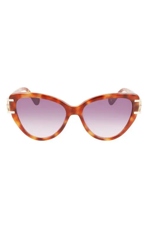Lanvin Mother and Child 56mm Gradient Cat Eye Sunglasses light havana Lanvin Mother & Child 56mm Gradient Cat Eye Sunglasses  main image 2
