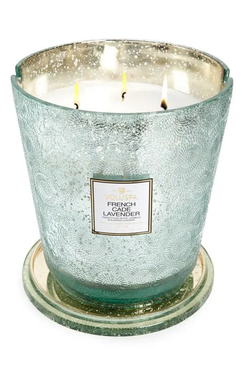 Voluspa Japonica Lidded Hearth Candle - French Cade Lavender
