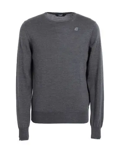 K-WAY Sweater In Merino Wool - Grey