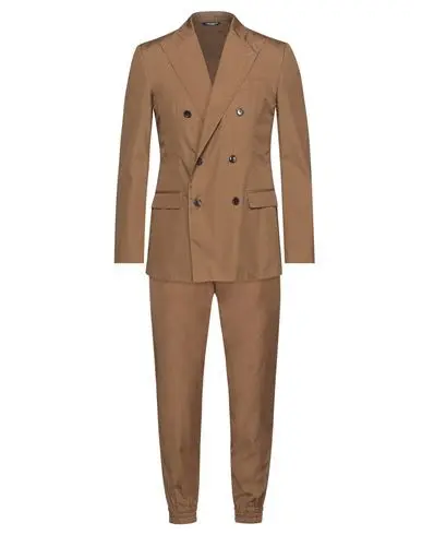 Dolce & Gabbana Suit Slate Size Cotton - Camel