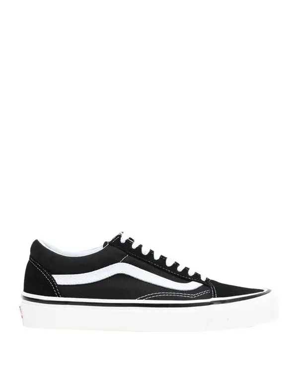VANS Leather And Textile Sneakers - Black