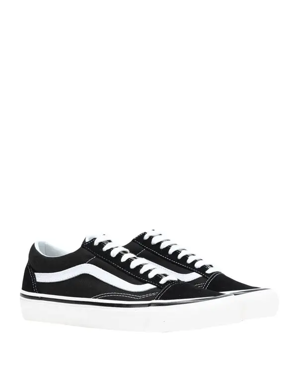 VANS Leather And Textile Sneakers - Black