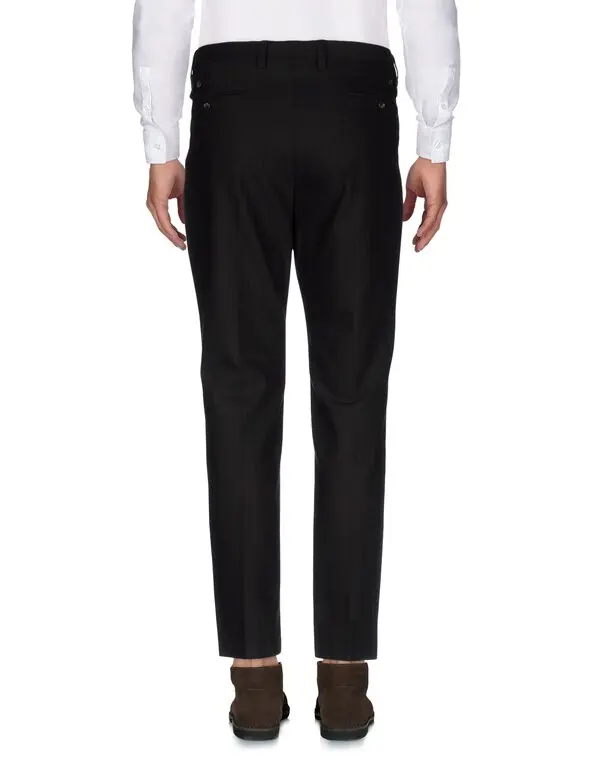 Dolce & Gabbana Dark Cotton And Virgin Wool Pants