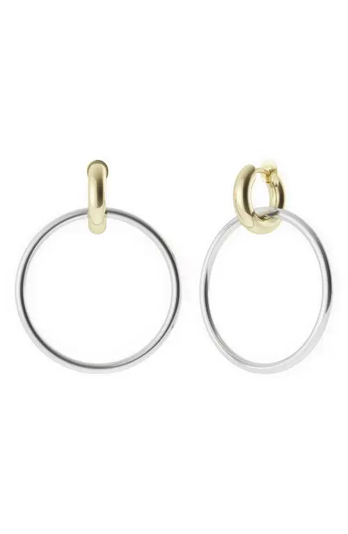 SPINELLI KILCOLLIN Casseus Hoop Earrings - Silver/gold