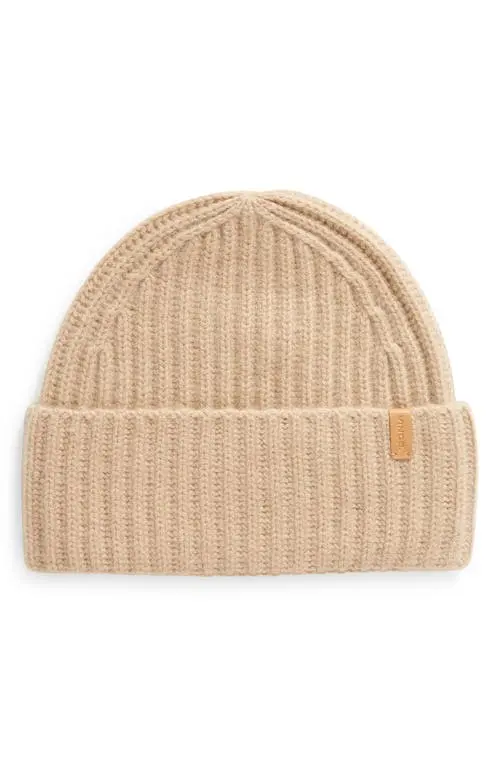Vince Boiled Cashmere Chunky Rib Beanie - 231cam