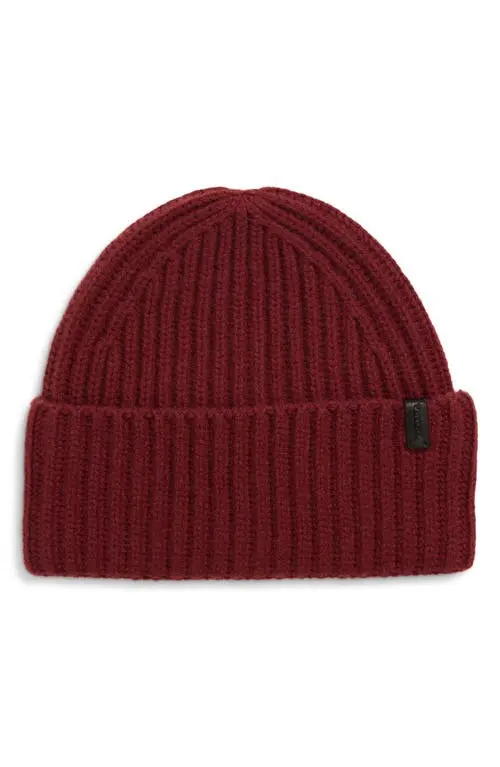 Vince Boiled Cashmere Chunky Rib Beanie - 601brd