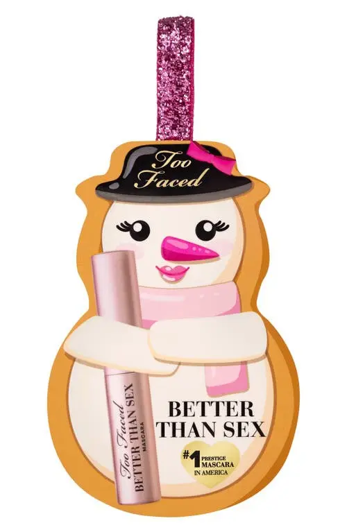 TOO FACED Better Than Sex Volumizing Macara Ornament - Black