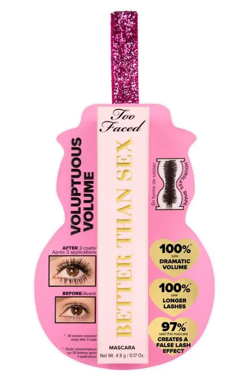 TOO FACED Better Than Sex Volumizing Macara Ornament