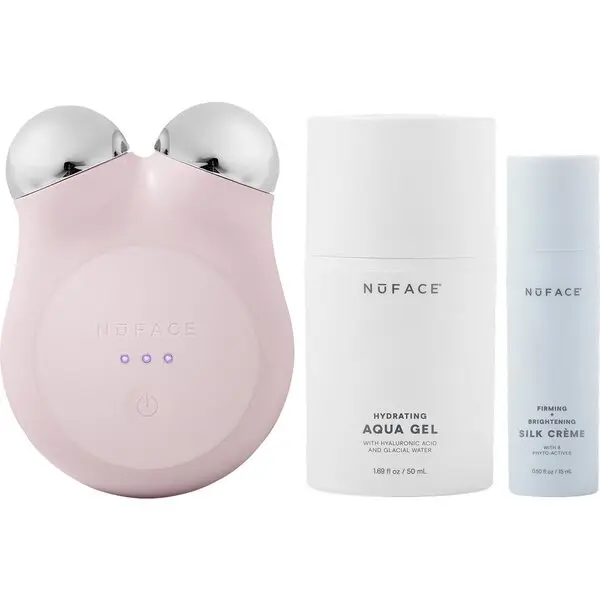 NUFACE® Mini+ On-the-go Facial Toning Starter Kit - Sandy Rose