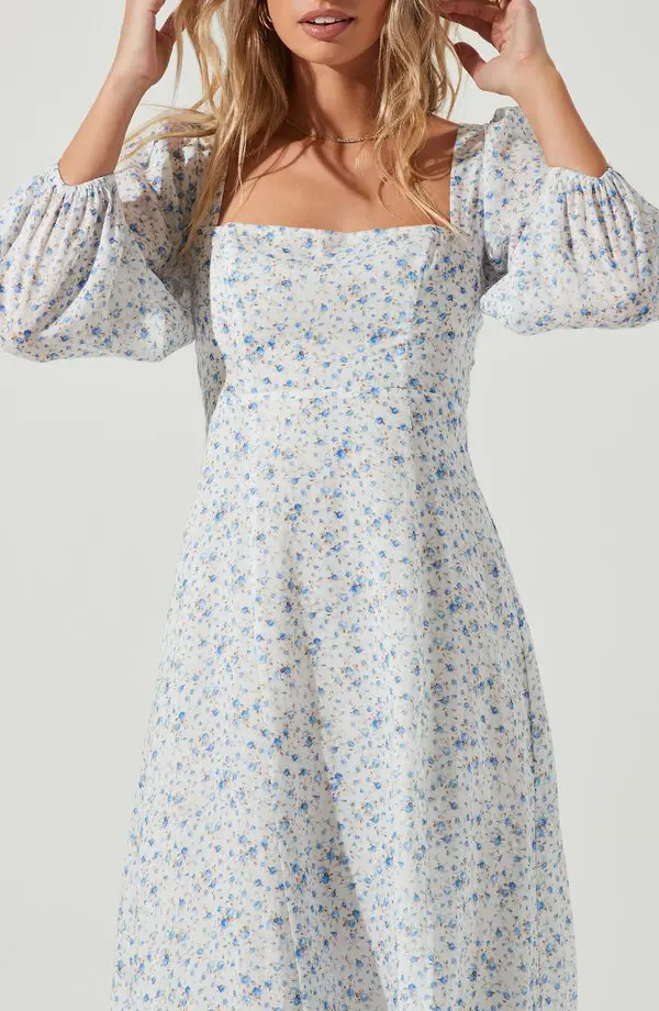 Astr The Label Audette Cutout Midi Dress