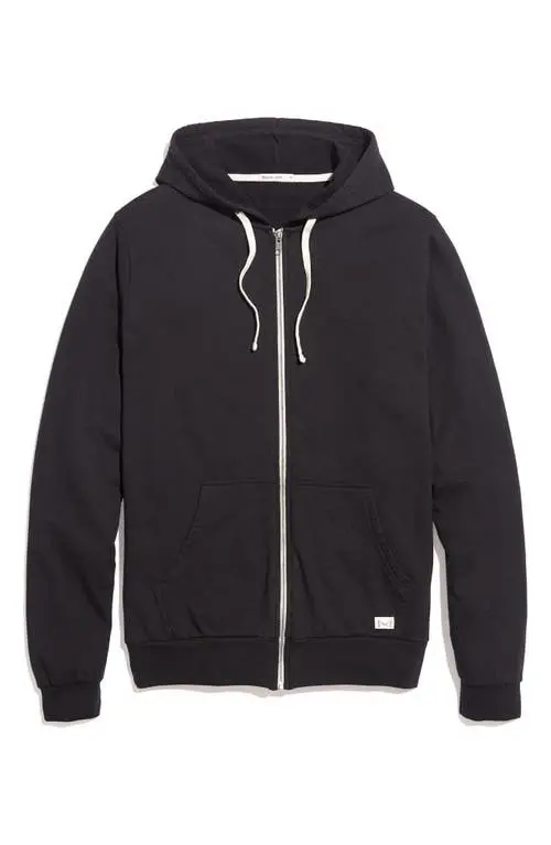 Marine Layer Afternoon Full Zip Hoodie - Black