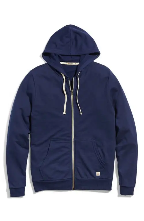 Marine Layer Afternoon Full Zip Hoodie - True Navy